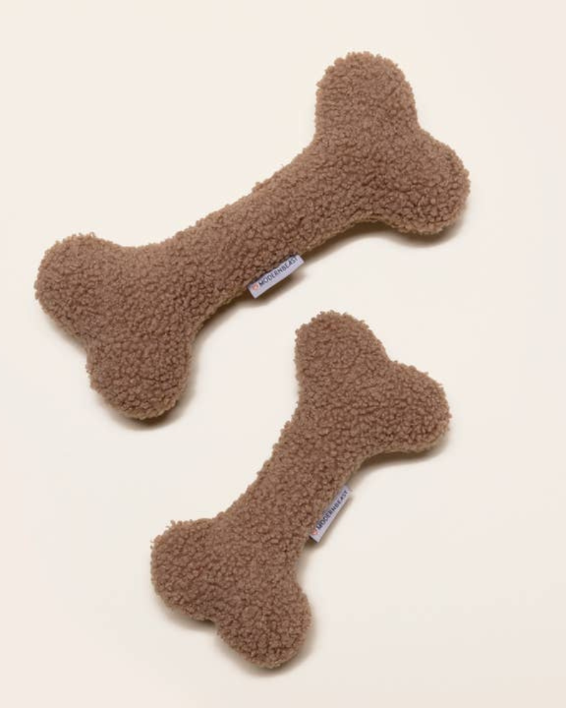 Funny Bone Fleece Squeaky Dog Toy Made in the USA