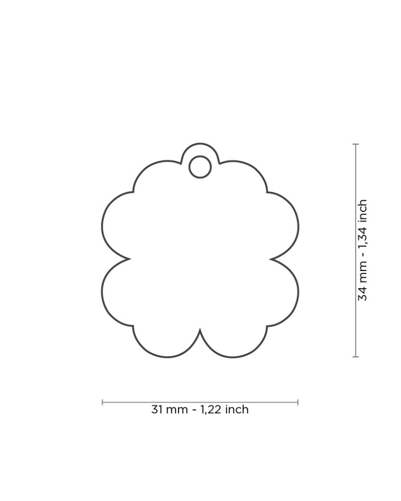 MY FAMILY | Four Leaf Clover Custom Pet ID Tag | DOG & CO.