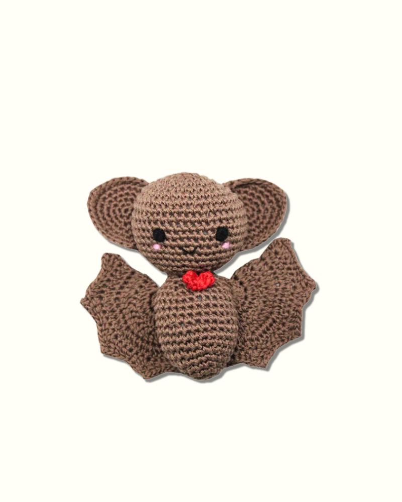 KNIT KNACKS | Barney the Bat Cotton Knit Dog Toy | DOG & CO.