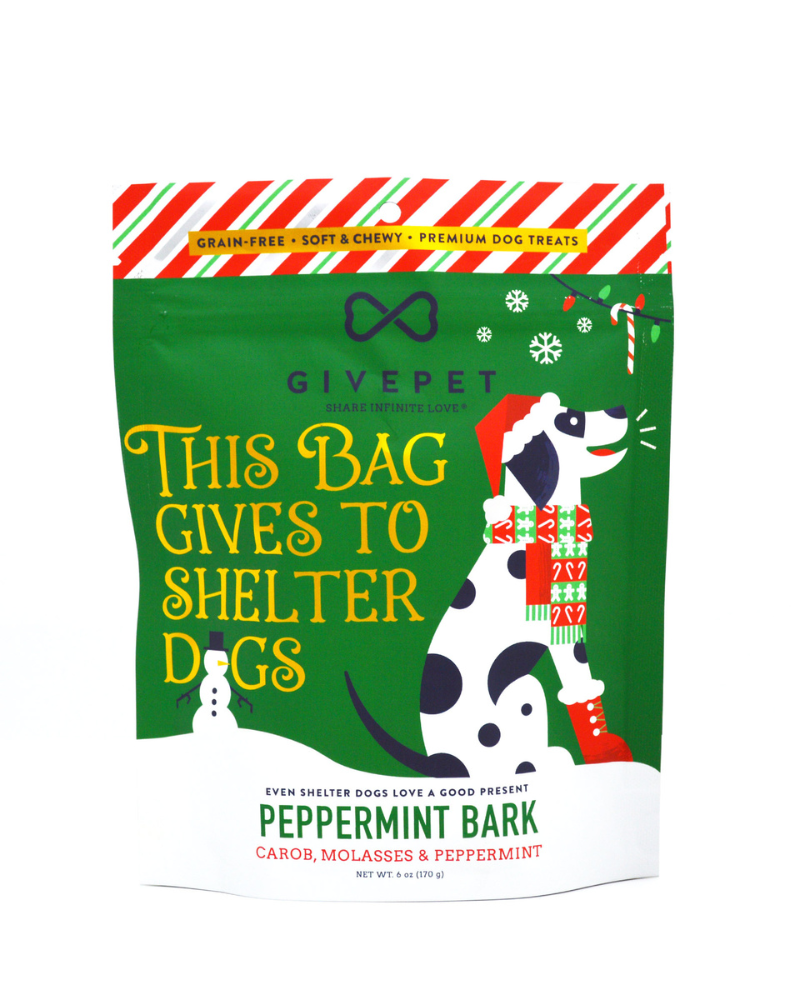 GIVEPET | Peppermint Bark Holiday Dog Treats | DOG & CO.
