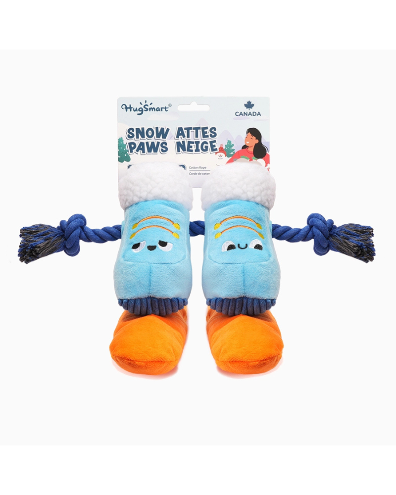 Snow Paws Skiing Boots Dog Rope Toys | DOG & CO.