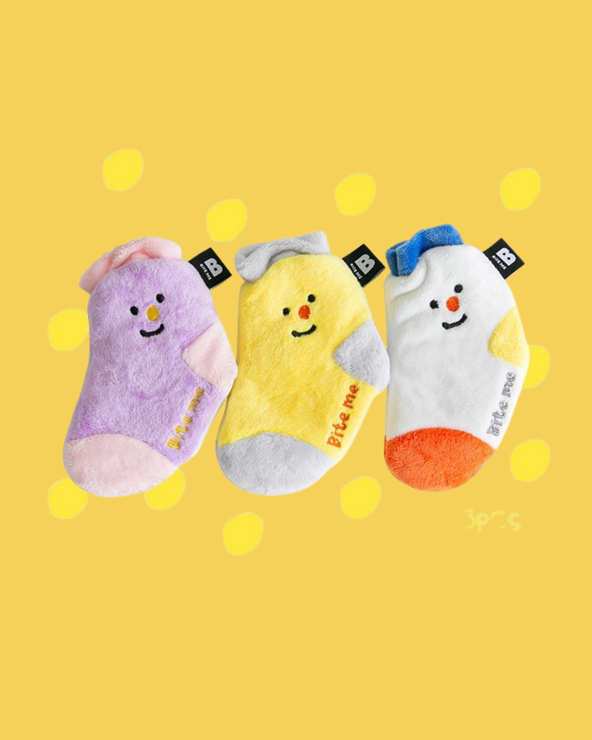 BITE ME | Sock Nosework Plush Dog Toy Set | DOG & CO.