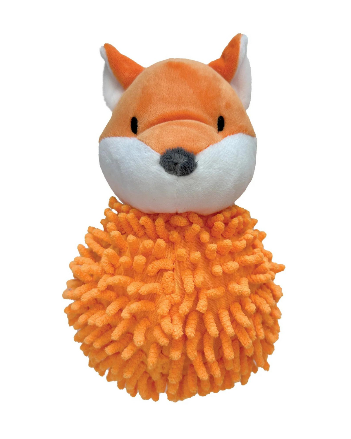 FOU FOU BRAND | Fox Squeaky Spiker 2-in-1 Dog Toy | DOG & CO.