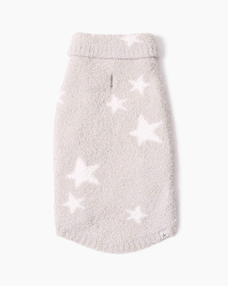 BAREFOOT DREAMS | CozyChic® Starry Night Pet Sweater in in Stone | DOG & CO.