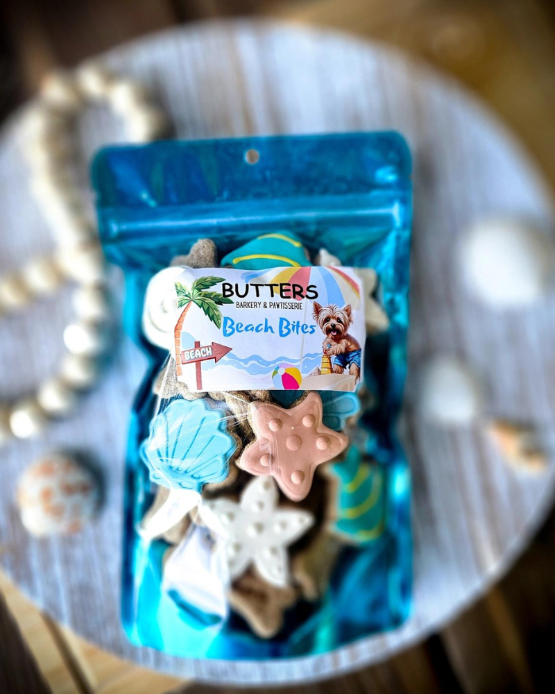 BUTTERS BARKERY & PAWTISSERIE | Beach Bites Peanut Butter Dog Treats ...
