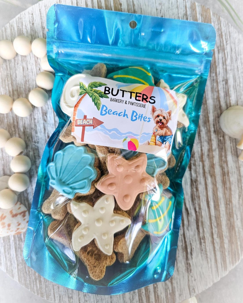 BUTTERS BARKERY & PAWTISSERIE | Beach Bites Peanut Butter Dog Treats ...