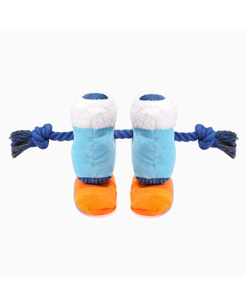 Snow Paws Skiing Boots Dog Rope Toys | DOG & CO.