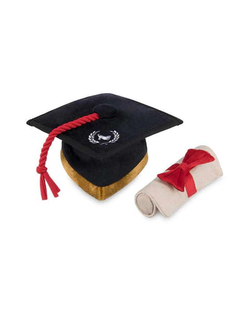 P.L.A.Y | K9 Scholar Cap & Diploma Toy Set | DOG & CO.