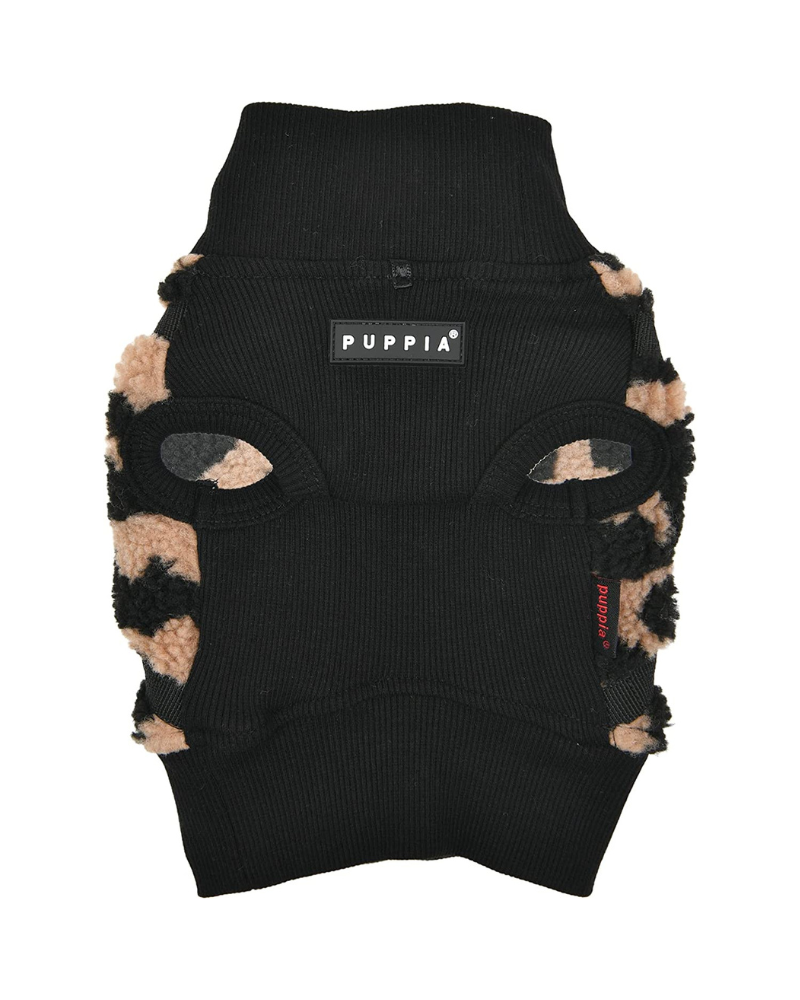 PUPPIA | Floral Fleece Dog Harness Vest in Beige | DOG & CO.