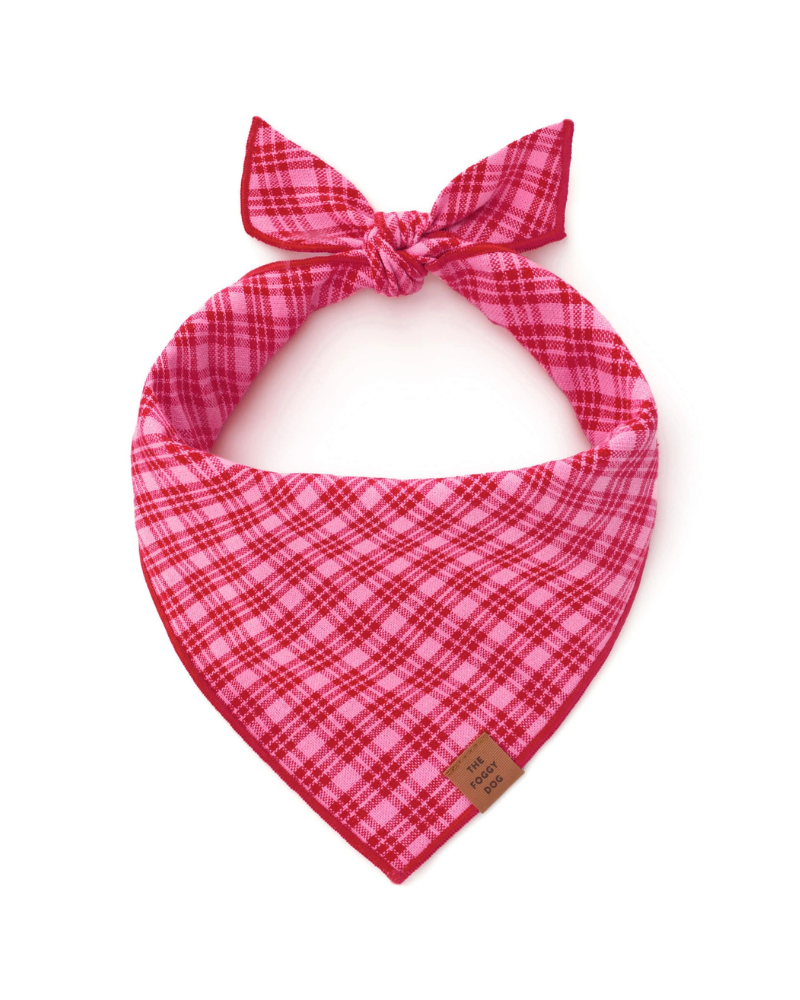 THE FOGGY DOG | HTH x TFD Katherine Plaid Dog Bandana (Made in the USA ...