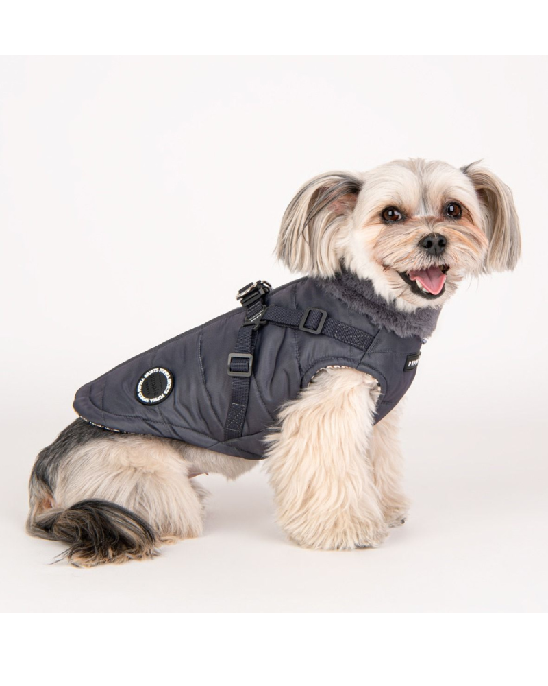 PUPPIA | Donavan Winter Harness Dog Jacket | DOG & CO.