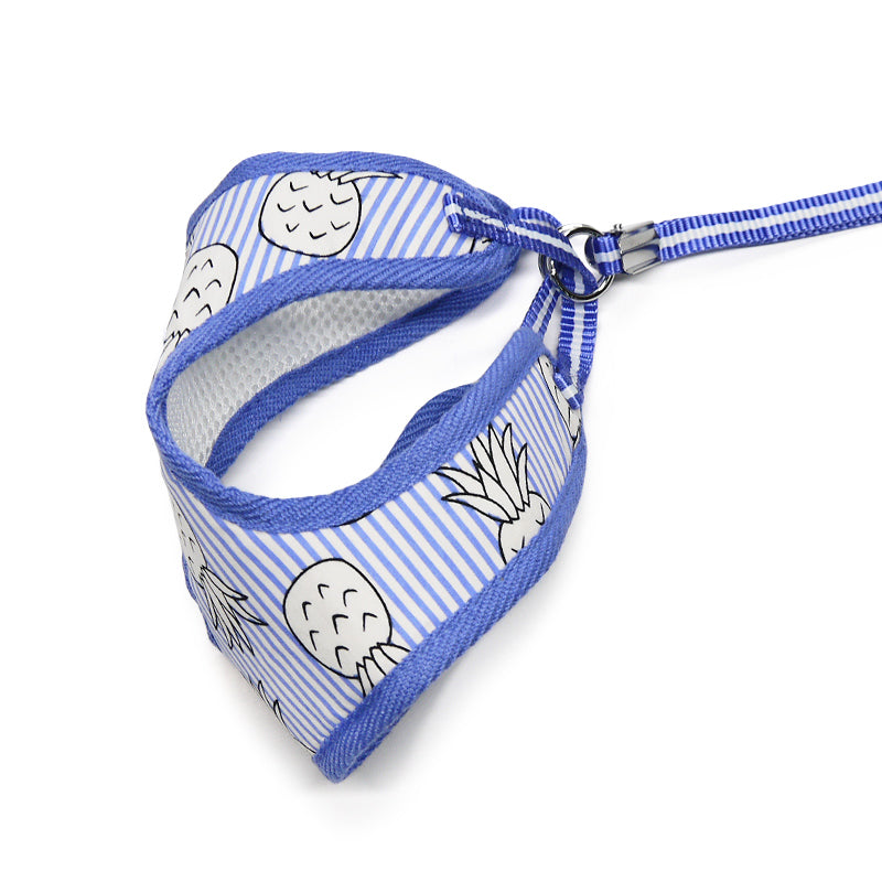 DOGO | Pineapple Harness in Blue | DOG & CO.