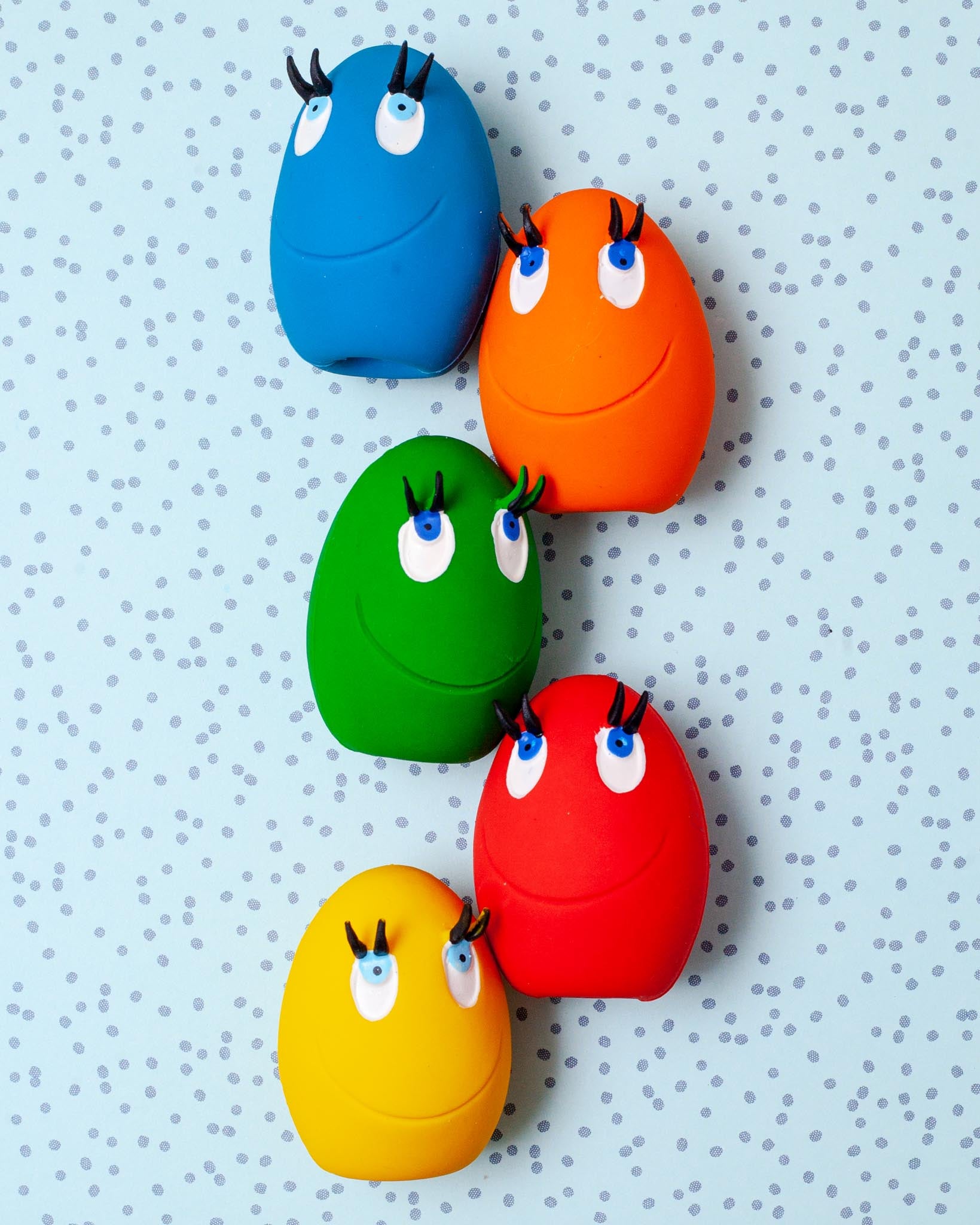 Squeaky Egg Dog Toy Esncddym ,Squeak Cute Egg Doll Shape Pet Chew Latex ...