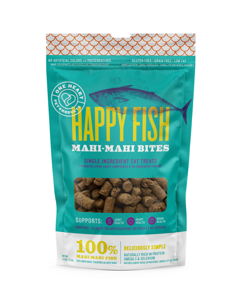 ONE HEART PET PRODUCTS | Mahi-Mahi Cat Treat Bites | DOG & CO.