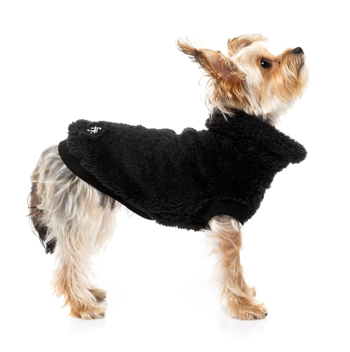 FUZZYARD | Turtle Teddy Dog Fleece in Black | DOG & CO.